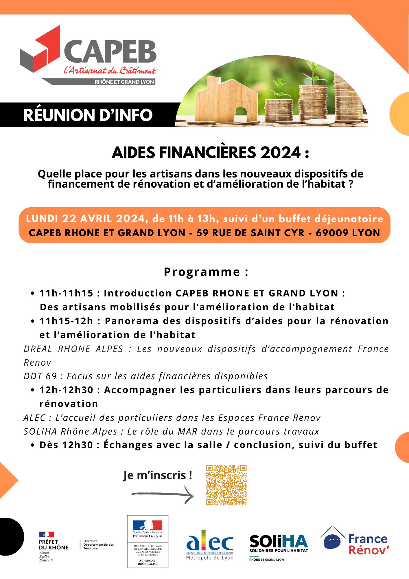 Réunion d'information Aides Financières 2024 ・ CAPEB